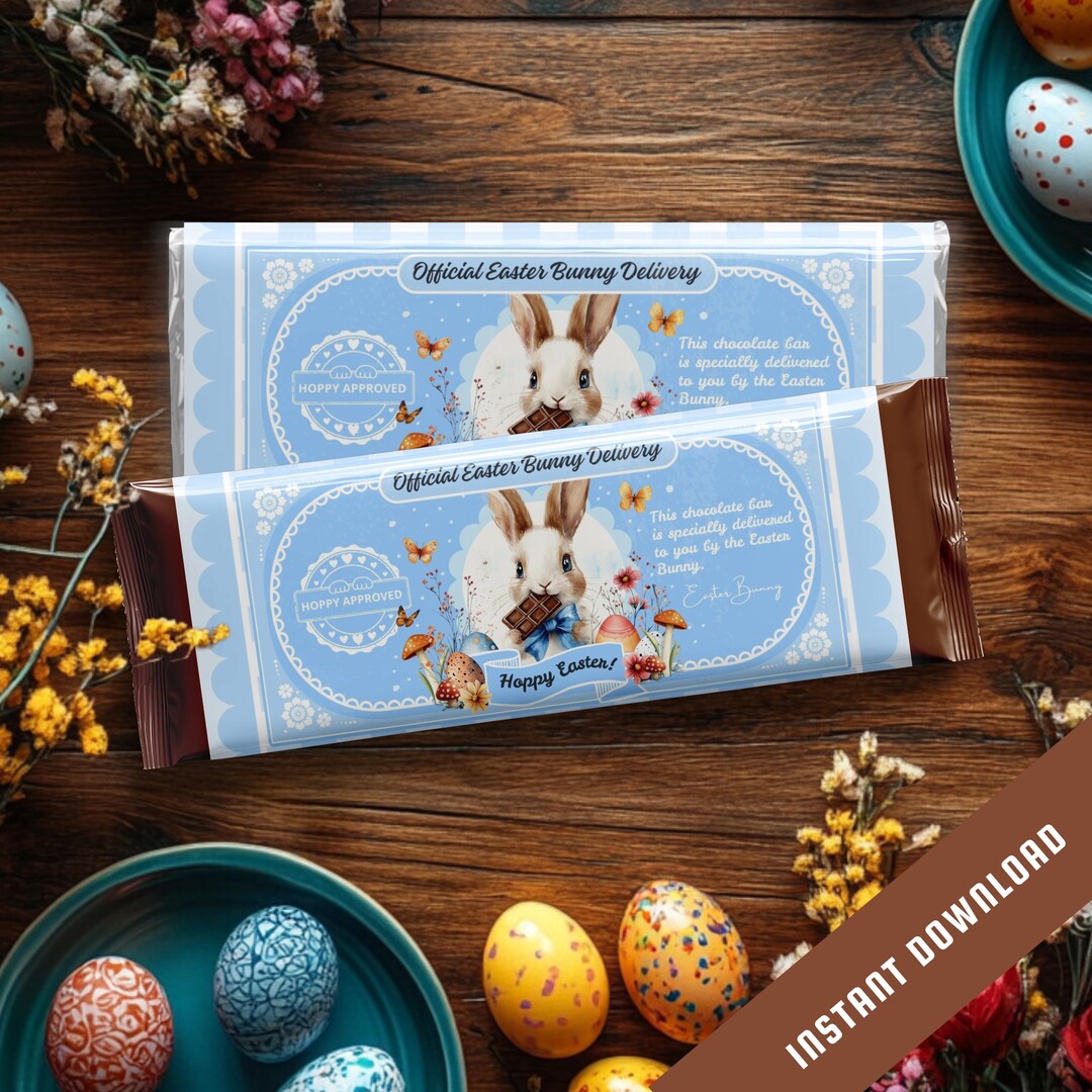 Official Easter Bunny Delivery Wrapper | DIY Kids Easter Basket Gift ...