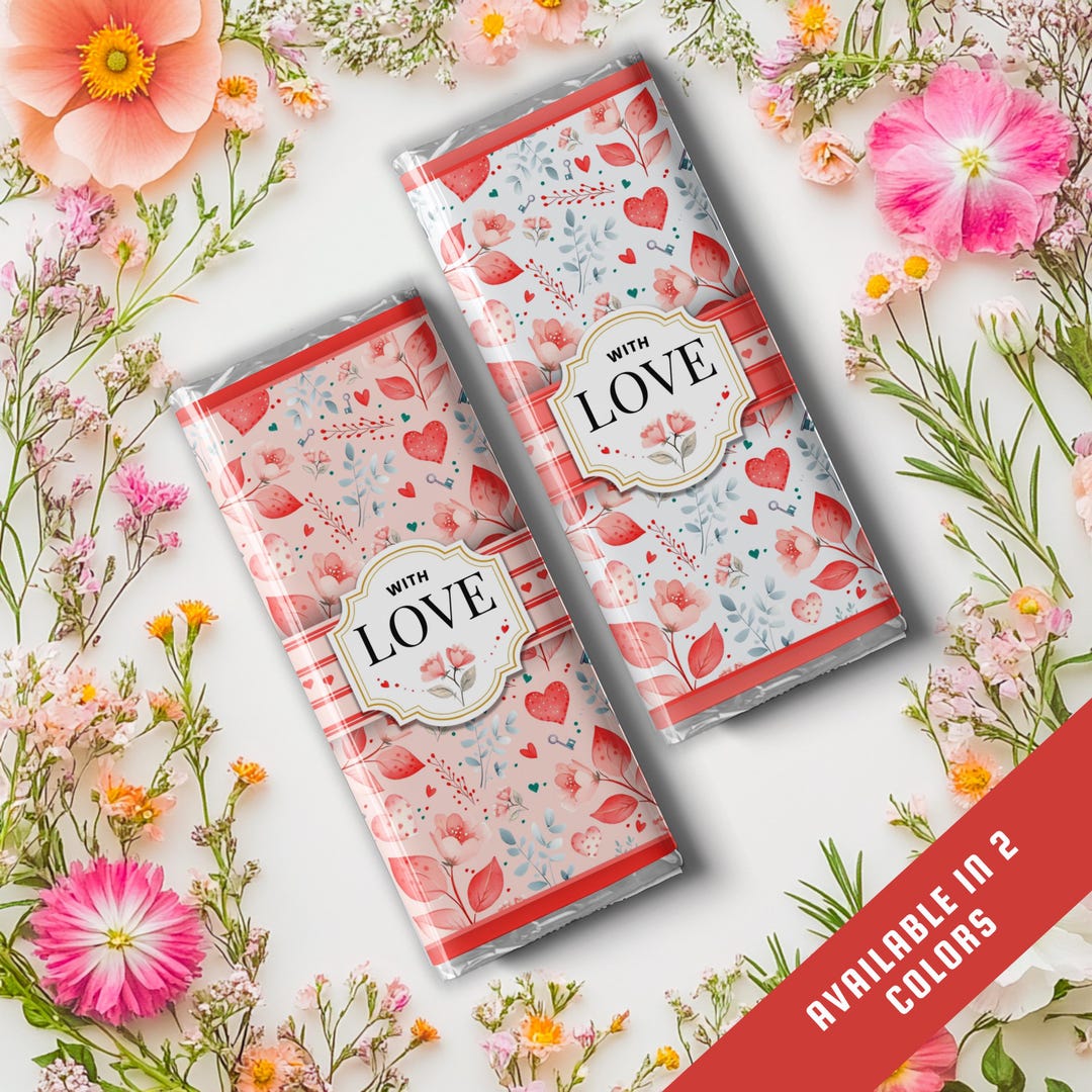 Mother's Day Chocolate Bar Wrapper | DIY Mom's Gift | Digital Download ...