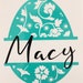 Boho Monogram Frame / Aztec Monogram SVG PNG EPS - Etsy