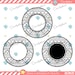 Boho Monogram Frame / Aztec Monogram SVG, PNG, EPS Monogram Decal ...