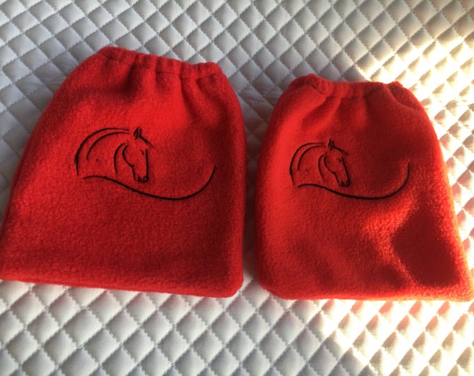 Embroidered Horse Bit Design English Stirrup Covers With or Without ...