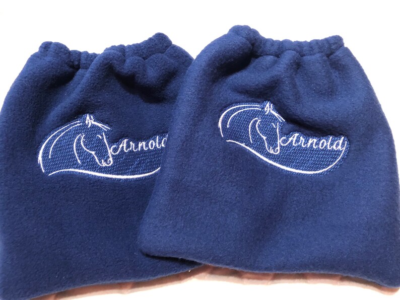 Personalized English Stirrup Covers Super Soft | Etsy