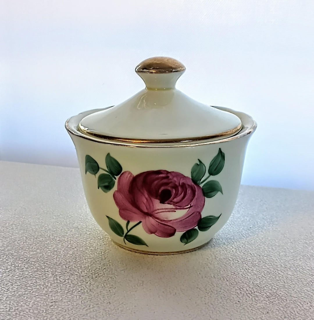 Antique Royal Stuart Sugar Bowl With Lid - Fine Bone China, Hand ...