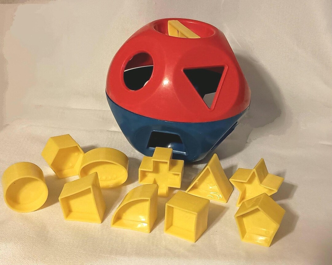 Vintage Tupperware Shape-o Ball - Complete With All 10 Shapes! - Etsy