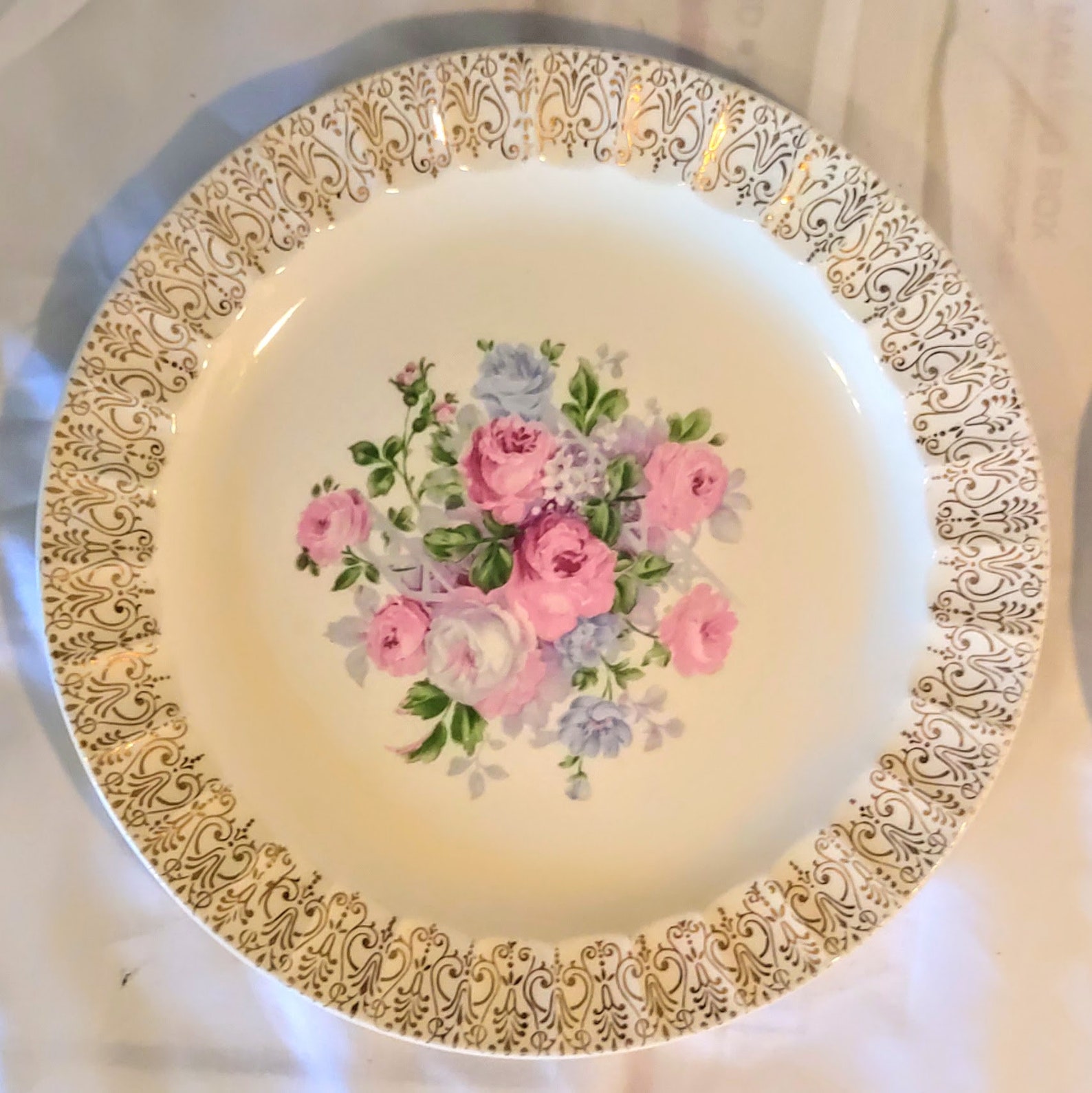 Pair of Vintage Dinner Plates From the Cronin China Co. - Etsy