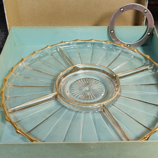 Crystal Relish Tray - Etsy