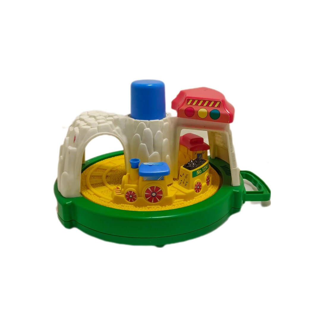 Rare Vintage 1990s Shelcore Push 'n Spin Train Spinning - Etsy