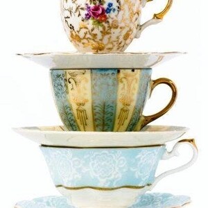 Mystery Vintage Teacup and Saucer Set, Surprise Tea Cup Gift Box ...