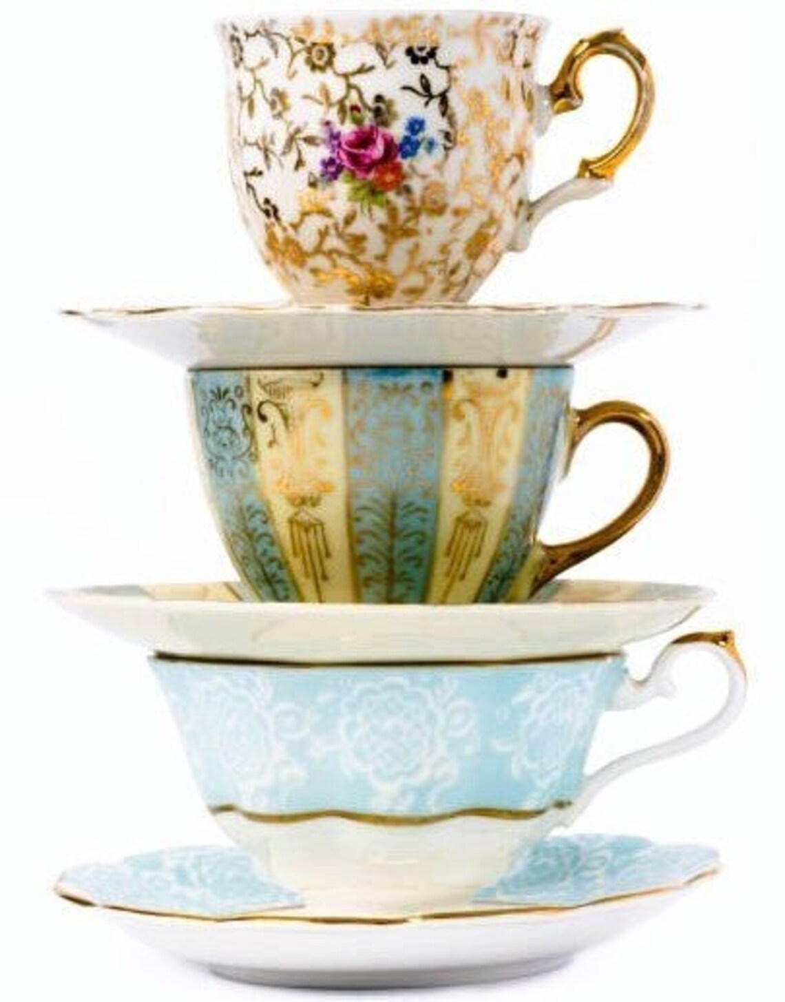 Surprise Vintage Tea Cup or Tea Cup and Saucer With - Etsy