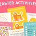 Printable Easter Activity Set for Kids: Crossword Word Search Word ...