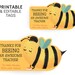 Bee Teacher Tags. Printable Teacher Thank You Tag. Personalized Flower ...
