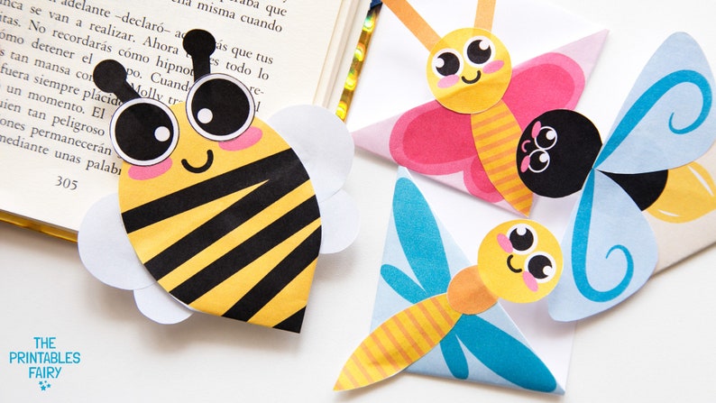 Bugs Printable Bookmark Templates | Etsy