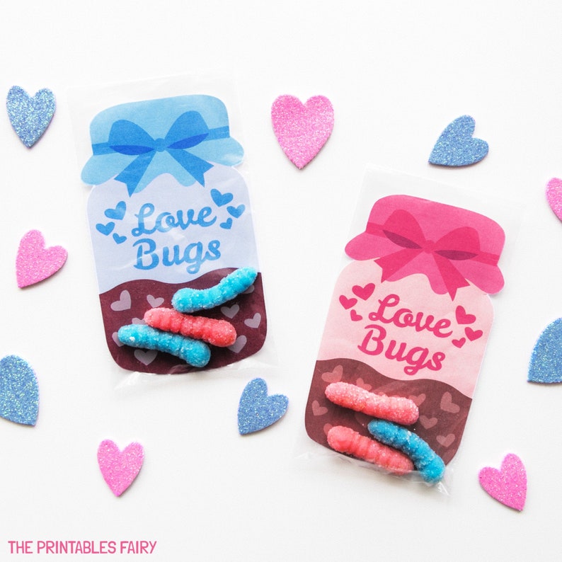 Printable Valentine's Day Love Bugs Fun Classroom | Etsy