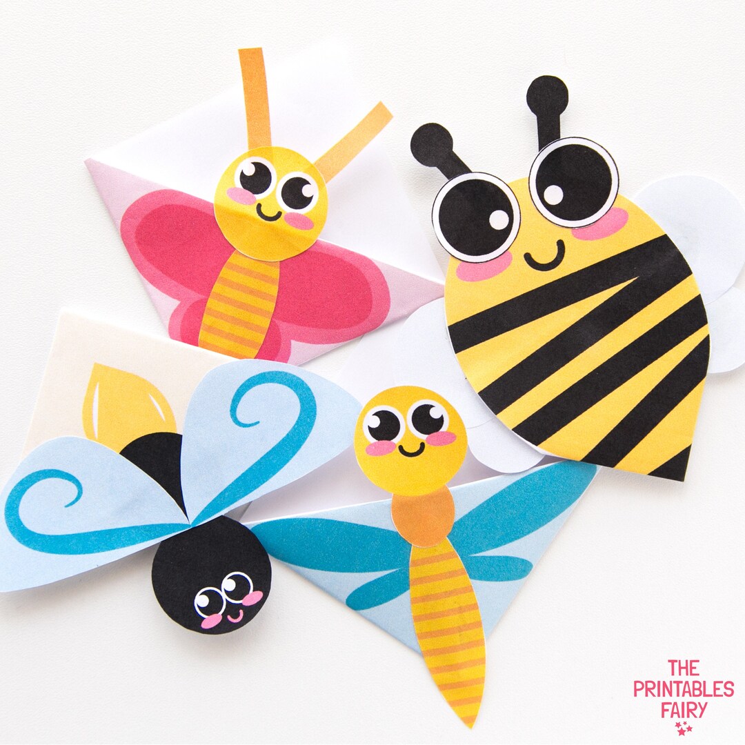Bugs Printable Bookmark Templates - Etsy