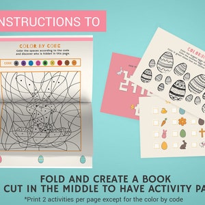 Easter Bunny Printable Activities for Egg Hunt. Egg Hunt Party Games ...