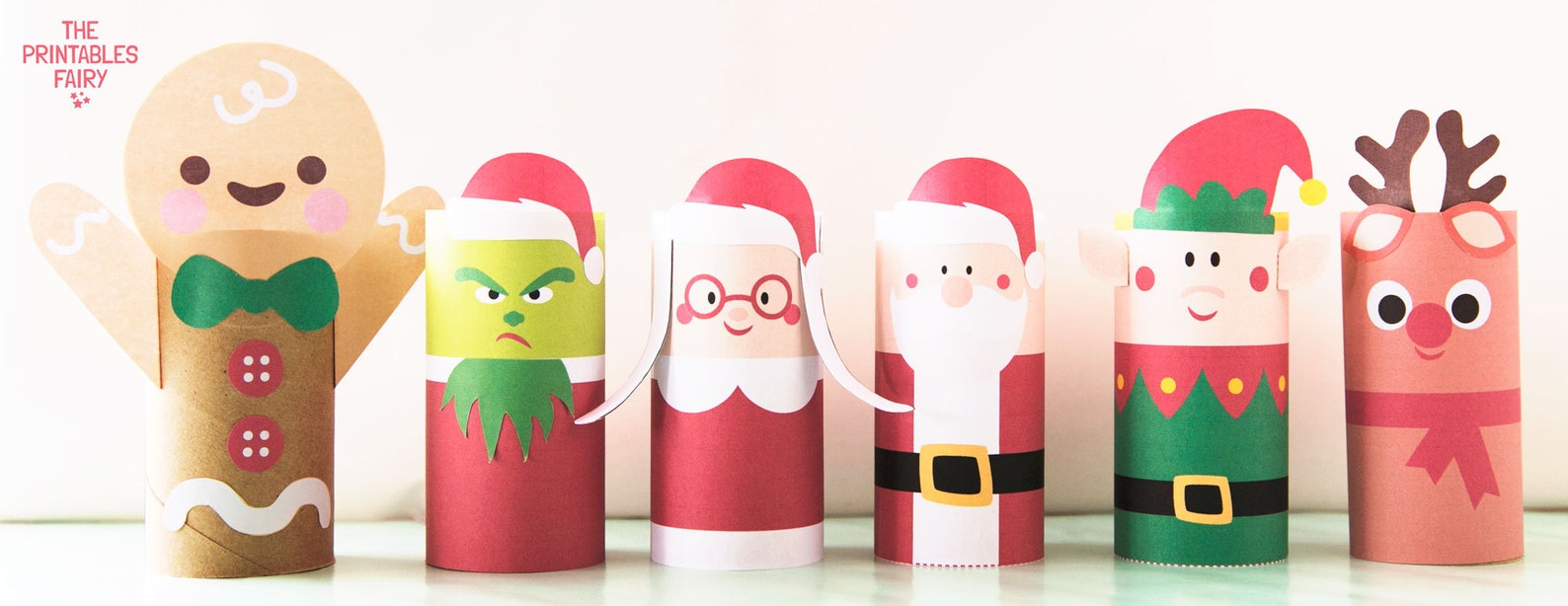 Printable Christmas Toilet Paper Roll Craft Templates | Etsy