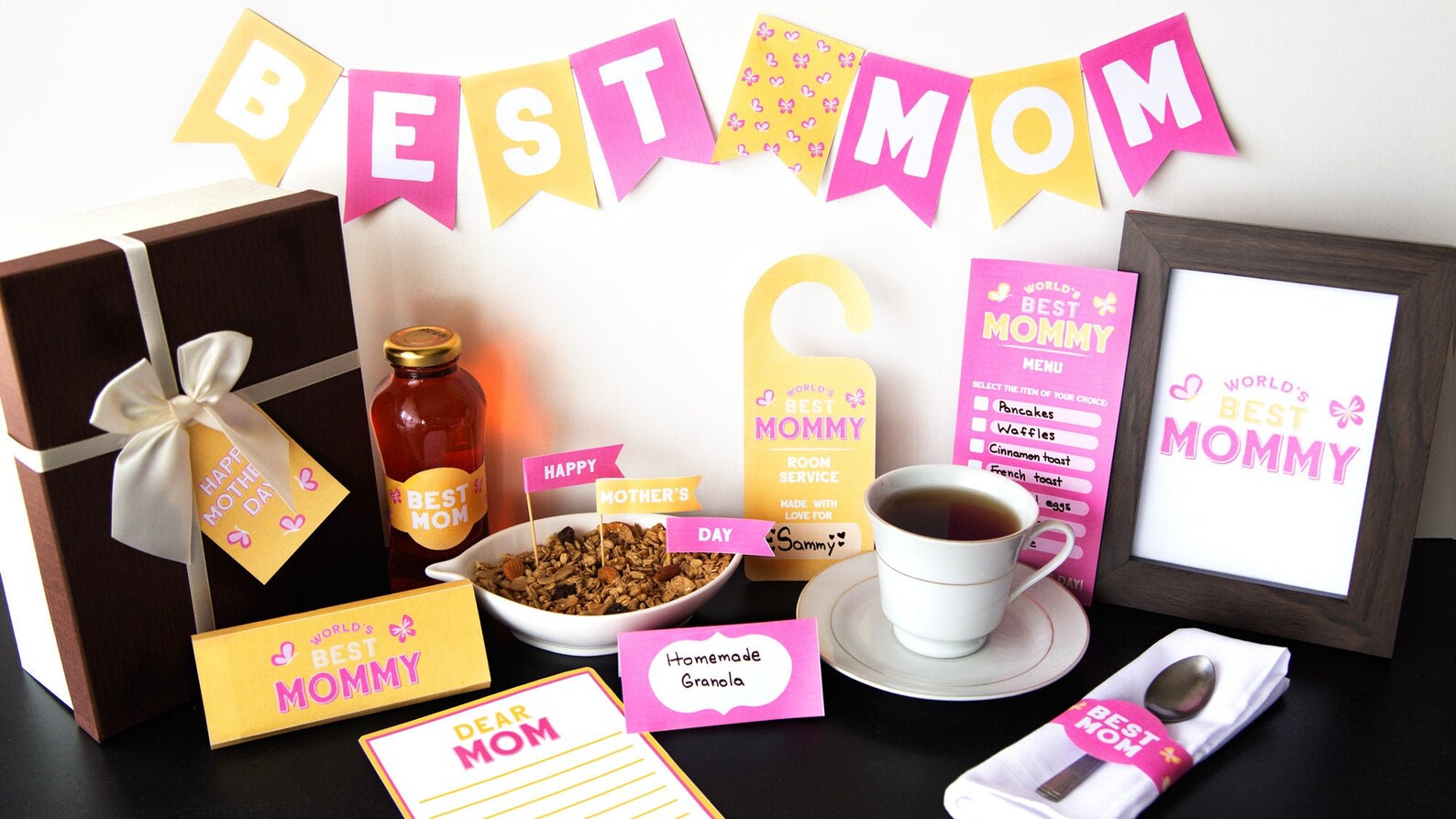 Mother's Day Printable Breakfast Kit. Cute Gift From Kids to Mom ...