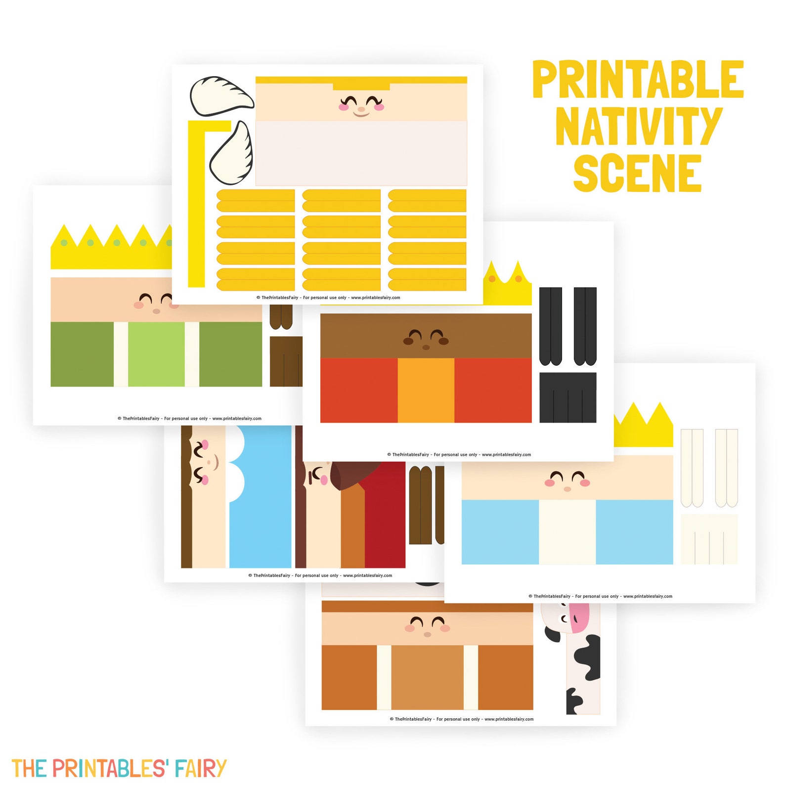 DIY Nativity Scene Printable Toilet Paper Roll Templates - Etsy Canada