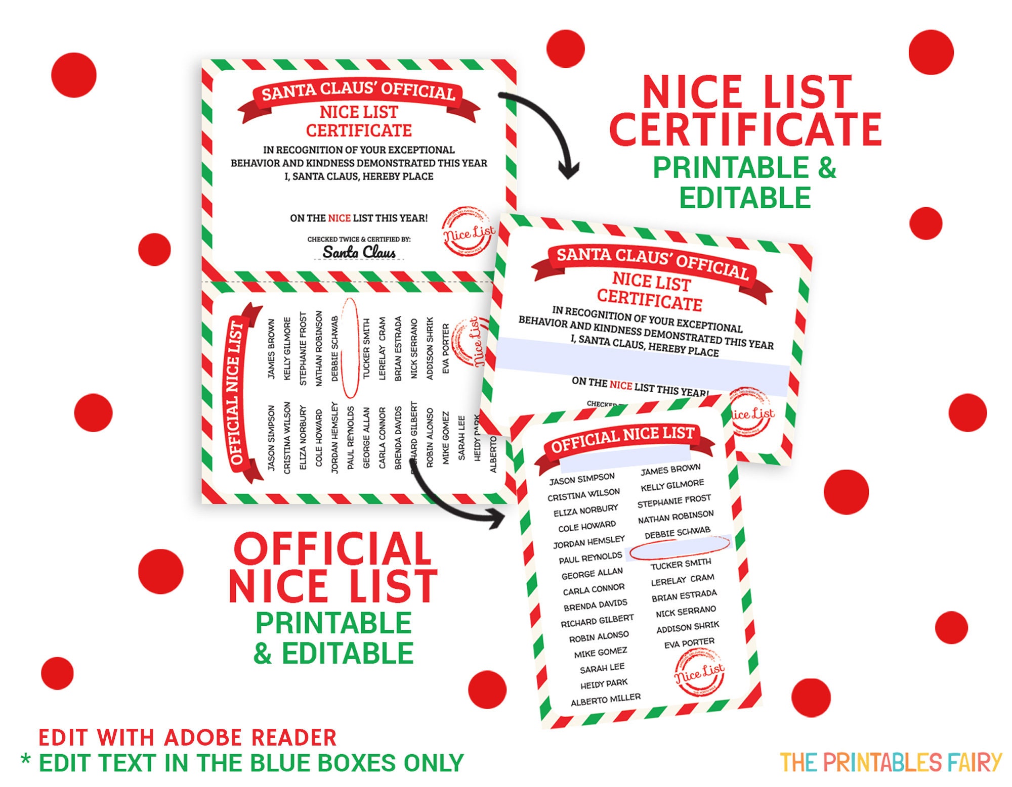 Printable Christmas Wish List for Kids Letter From Santa. - Etsy