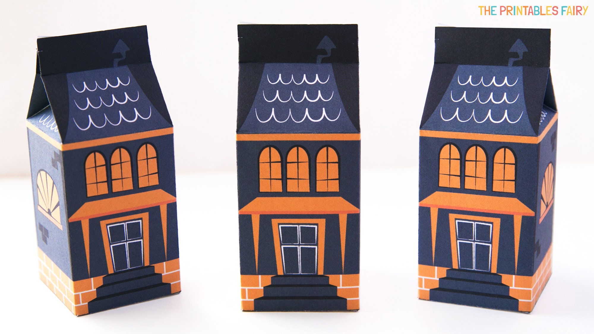 Printable Halloween Treat Box Template. Halloween Party Gift Box ...