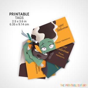 Printable and Editable Halloween Tags - Happy Halloween Editable Party ...