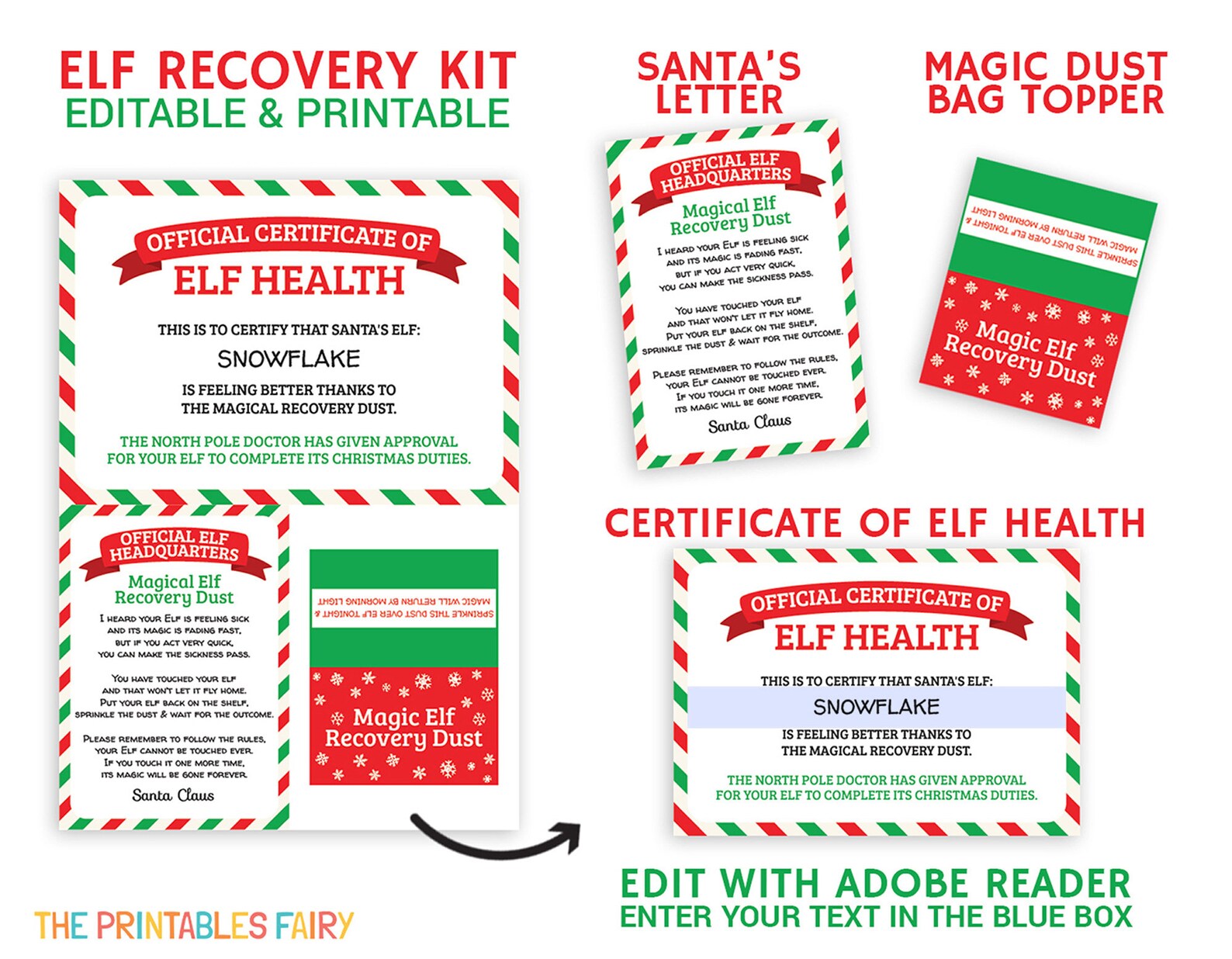 Editable Elf Activity Pack. Elf Adoption Welcome and Goodbye - Etsy