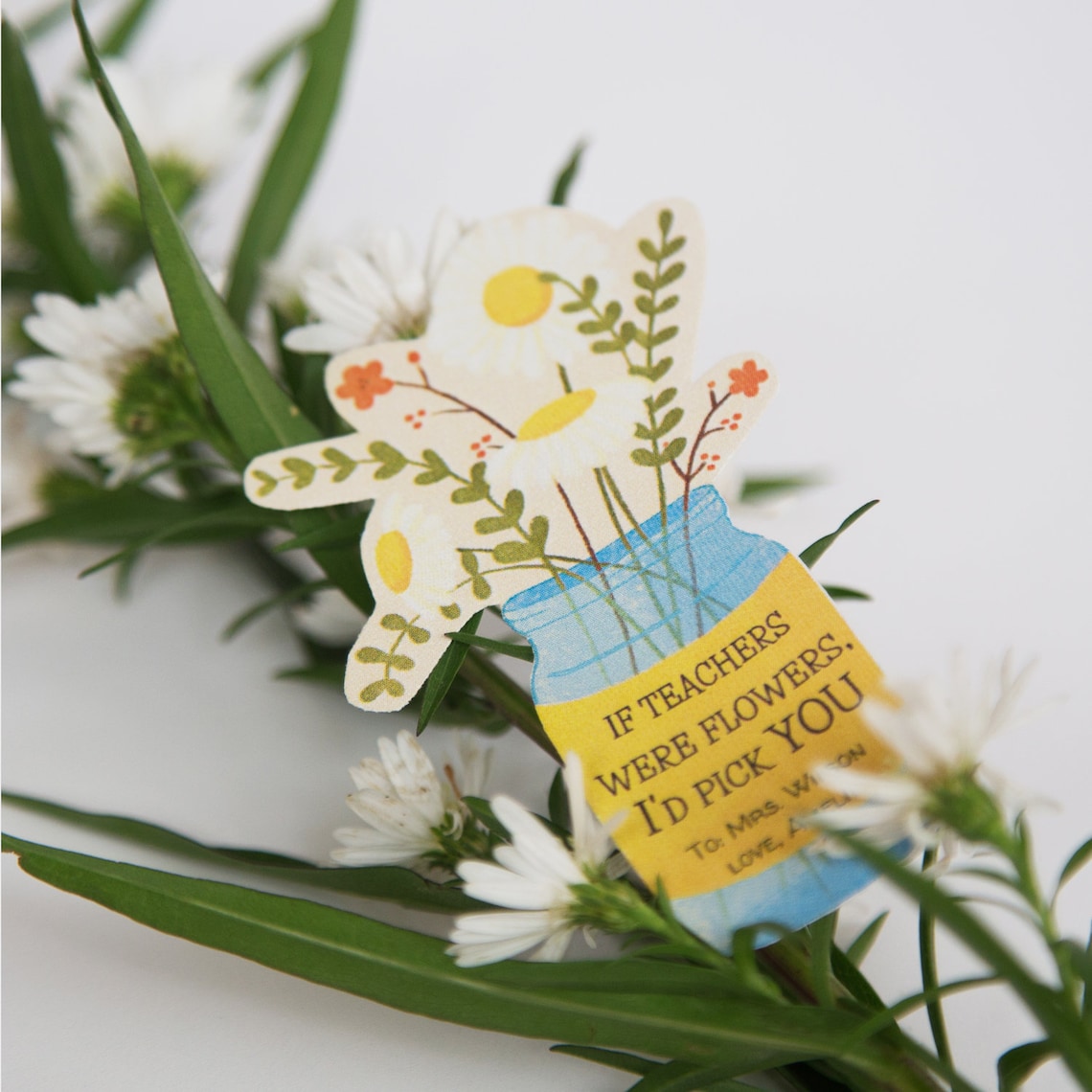 Teacher Appreciation Gift Tags for Flowers. If Teachers Were - Etsy