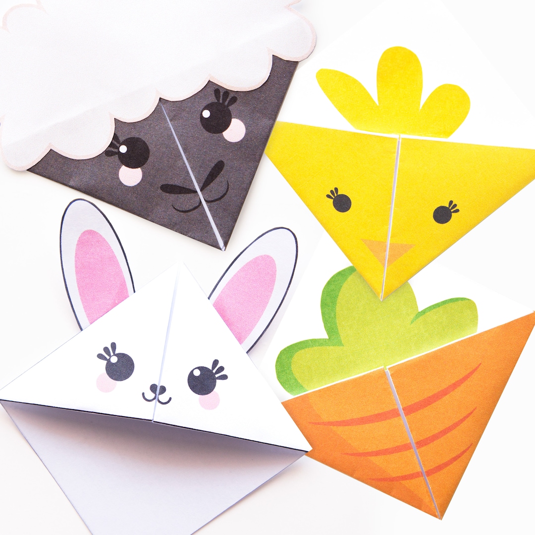 Easter Printable Bookmark Templates - Etsy