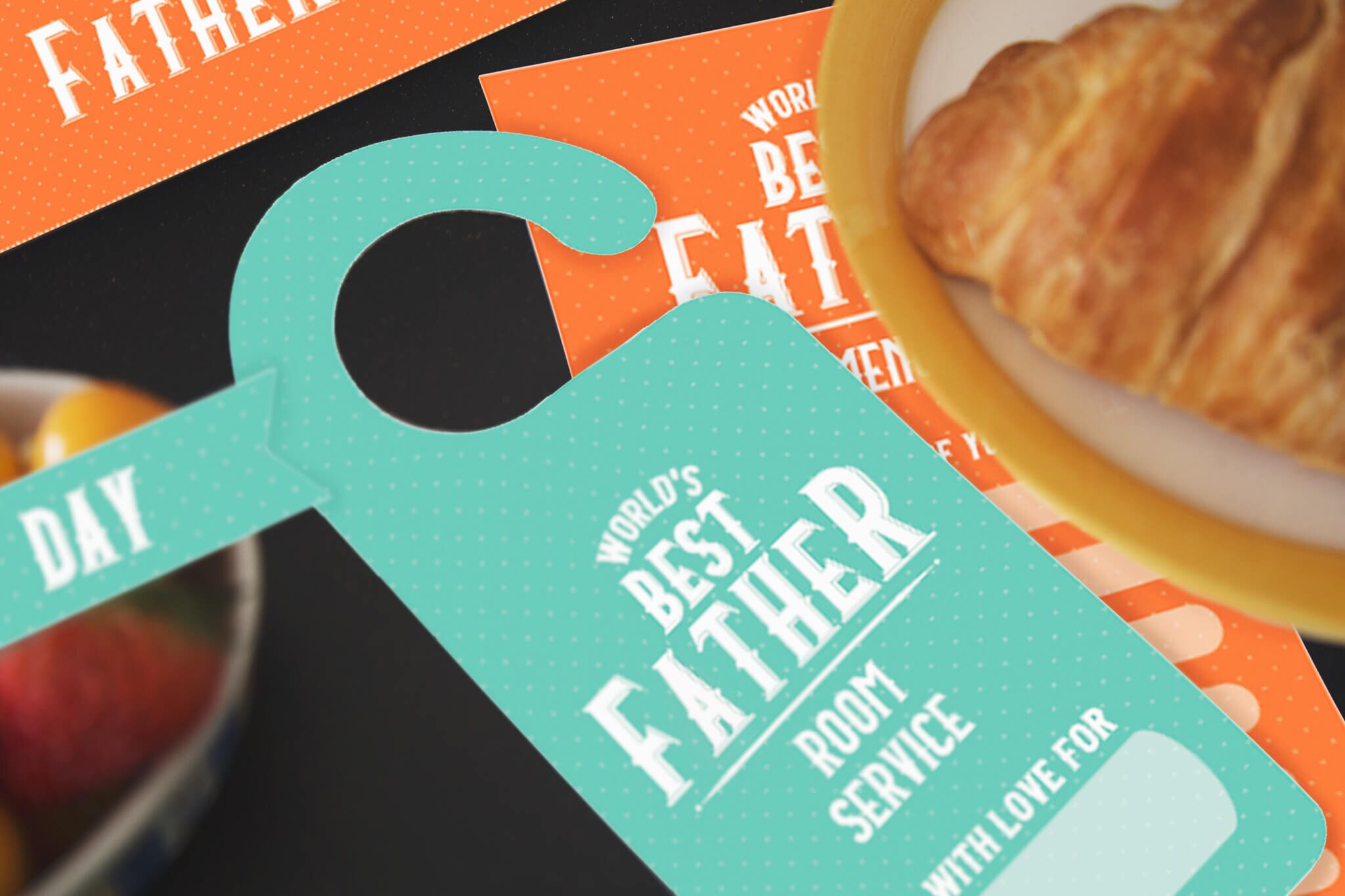 Father's Day Printable Breakfast Kit. Cute Gift From Kids - Etsy