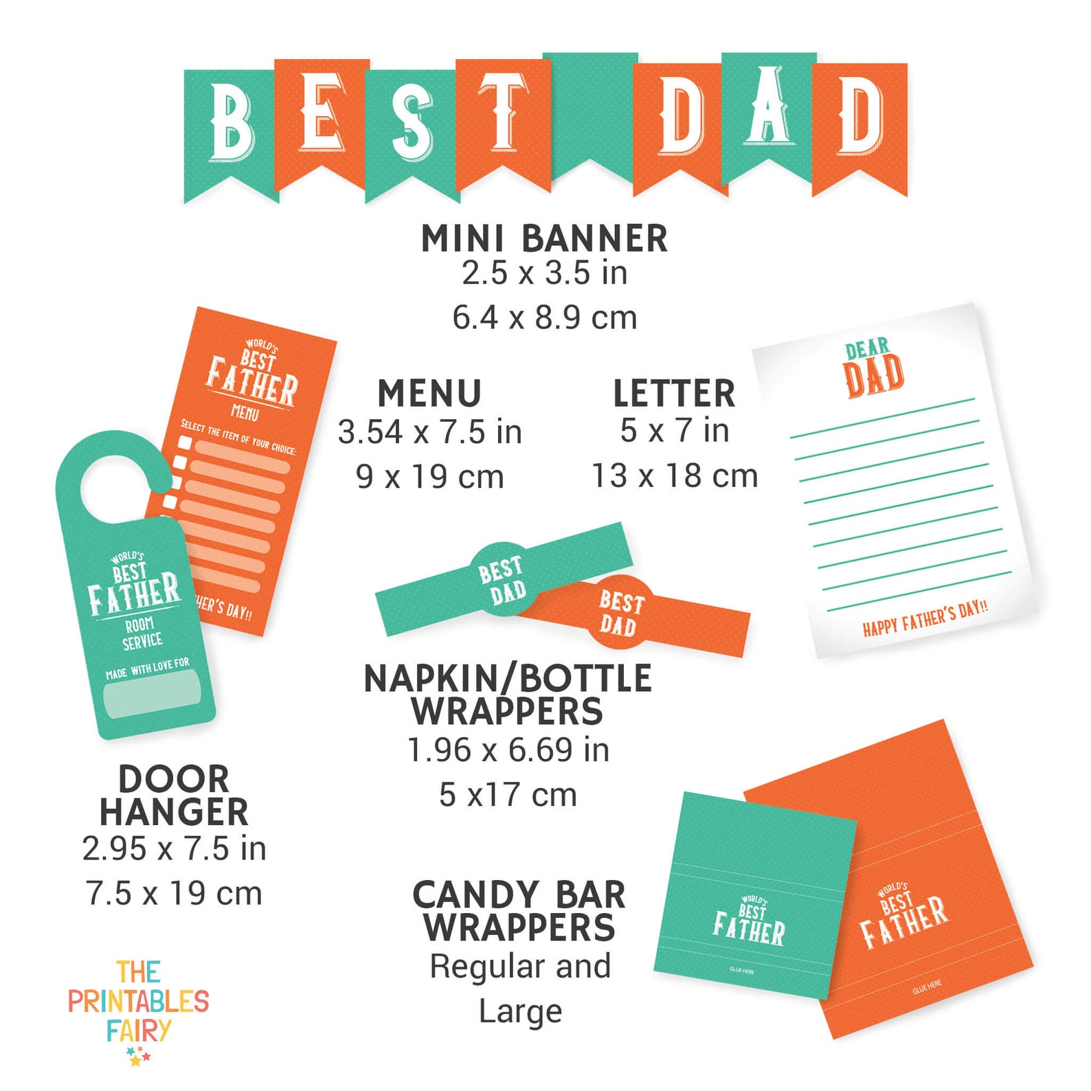 Father's Day Printable Breakfast Kit. Cute Gift From Kids - Etsy