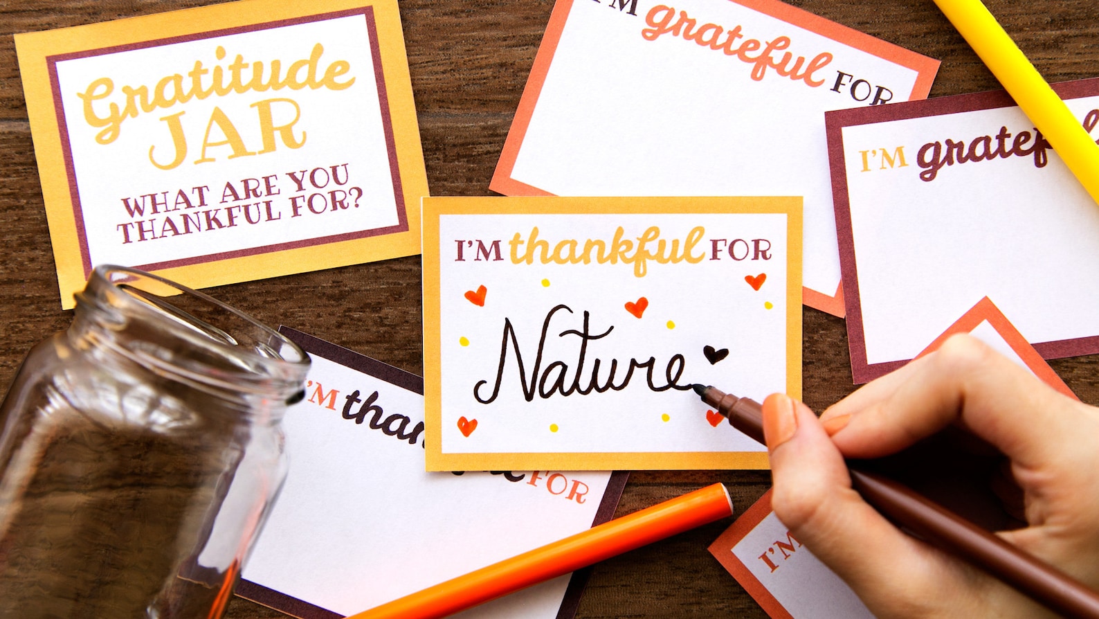 Gratitude Jar Thankful Jar Printables - Etsy