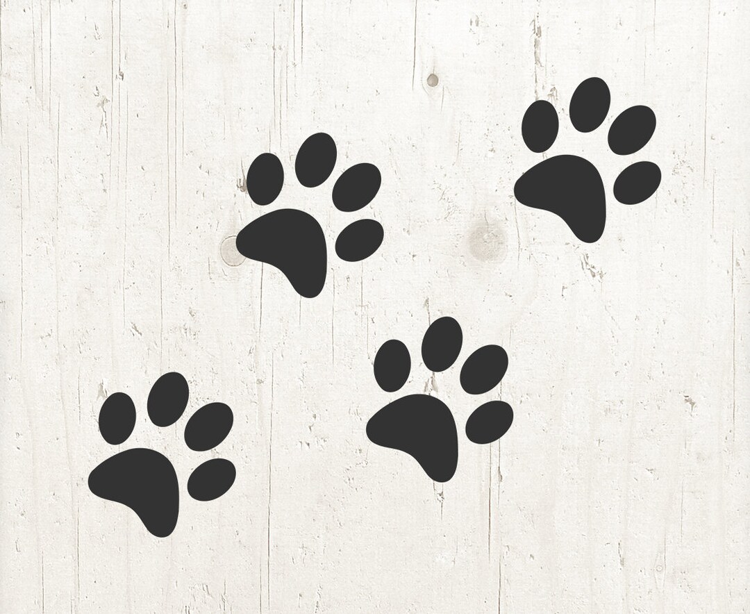 Paw Print Svg, Dog Paw Svg, Cat Paw Svg, Animal Lover, Cat Lover, Dog ...