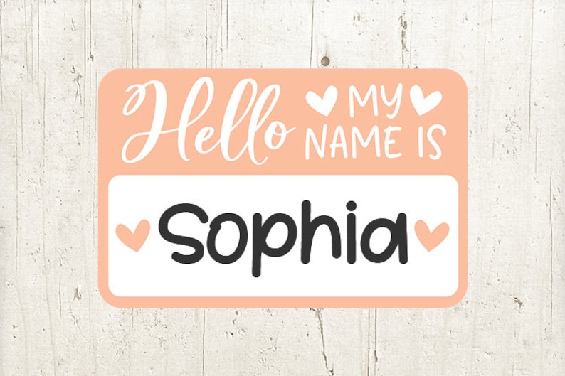 Hola mi nombre es SVG hola soy nuevo aquí svg chica recién - Etsy España