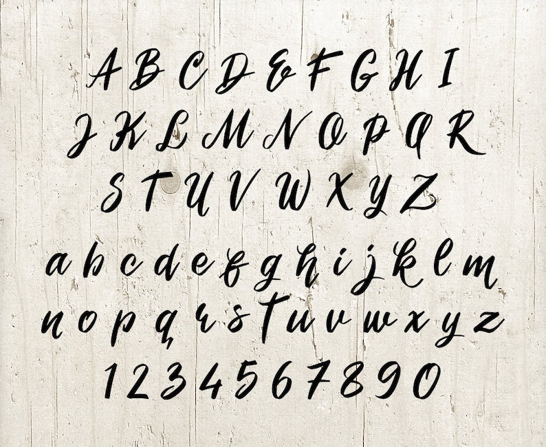 SVG fonts for Silhouette and Cricut svg alphabet SVG Font | Etsy