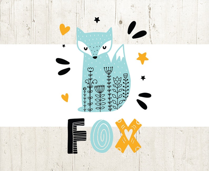 Renard SVG, Clipart Fox, Fox mignon visage PNG SVG transfert graphique ...
