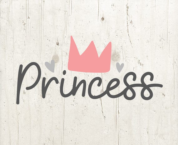 Crown Svg Princess Svg Crown Monogram Svg Princess Crown | Etsy