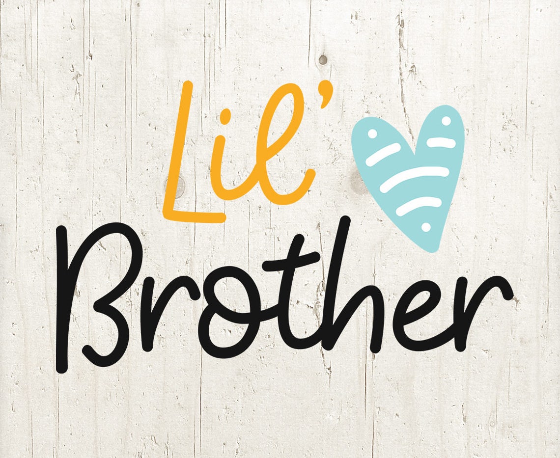 Little Brother SVG File: Brother Design (digital Download) - Etsy