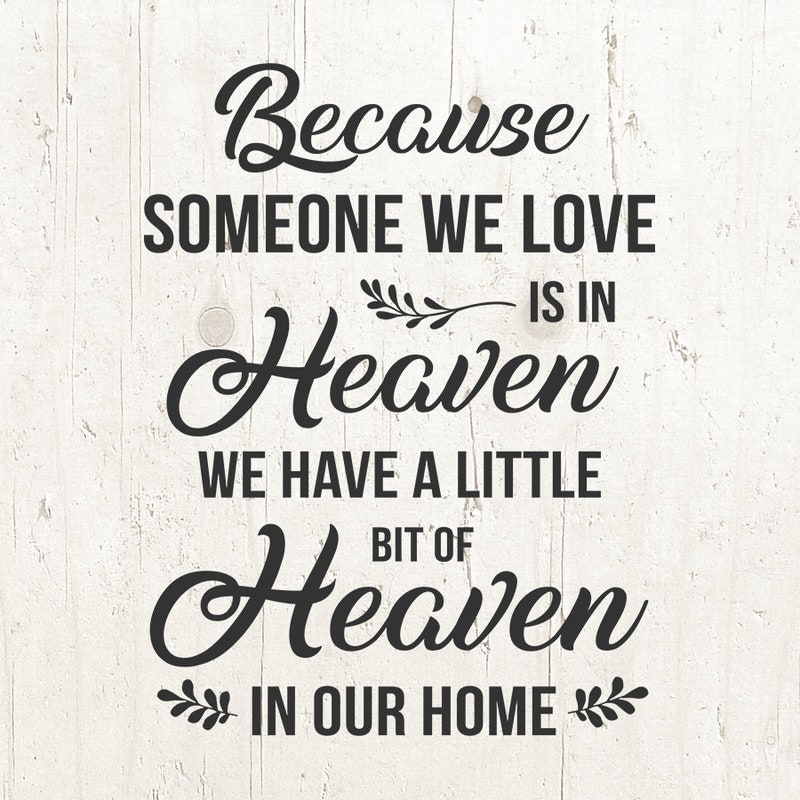 In Heaven Svg - Etsy