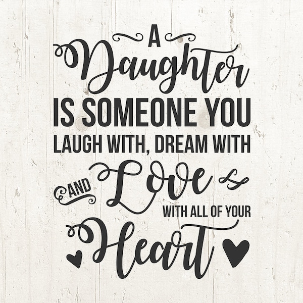 Daughter Svg - Etsy