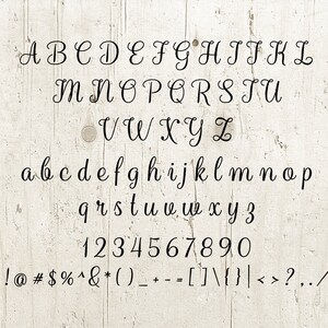 Alphabet Font SVG, Calligraphy Font SVG, Handwritten Script Cricut Svg ...