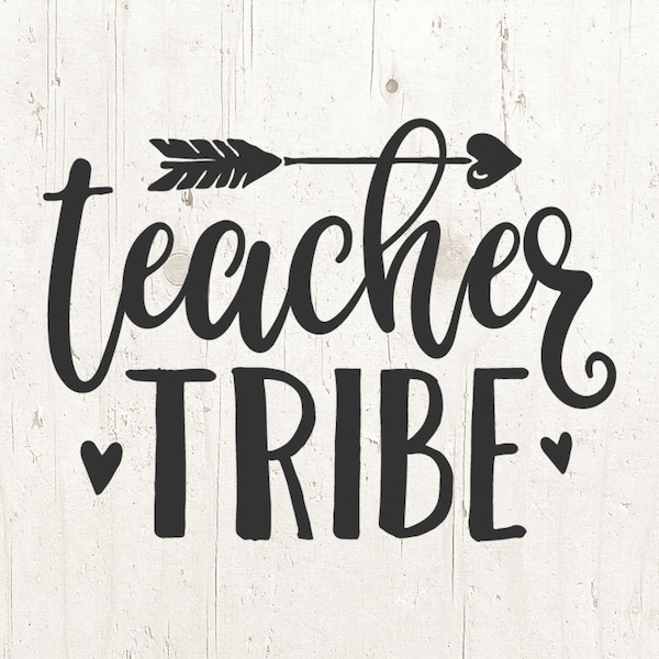 Teacher Tribe Svg - Etsy