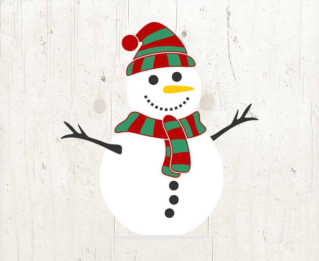Cute snowman svg snowman clipart snowman svg dfx png eps | Etsy