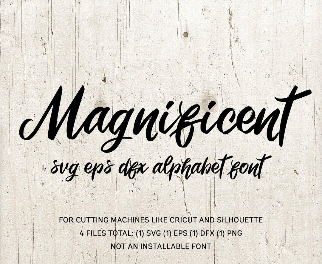 SVG Fonts for Silhouette and Cricut, Svg Alphabet, SVG Font ...