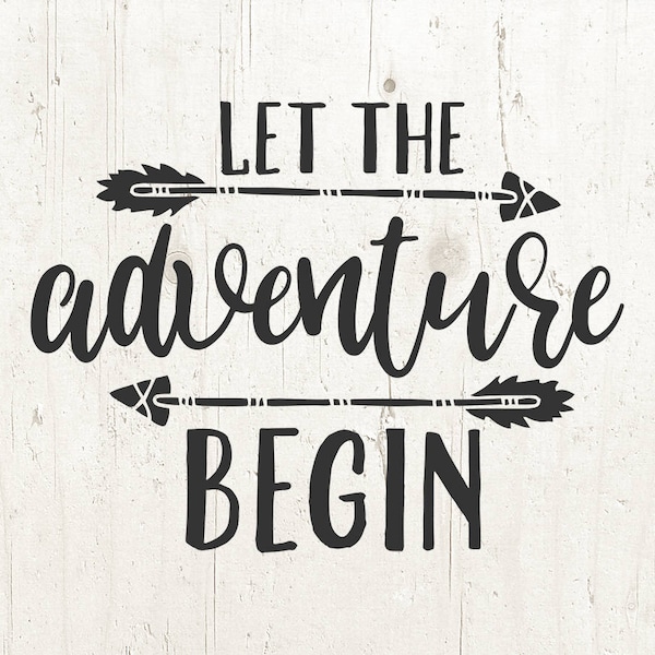 Let the Adventure Begin Svg - Etsy