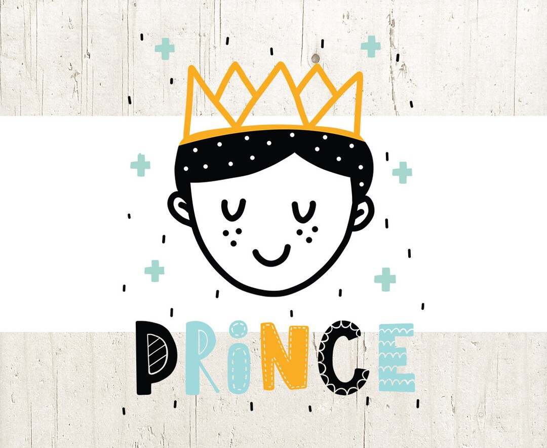 Prince SVG, Boy Prince Clipart, Prince PNG Transfer Graphic Tshirt ...