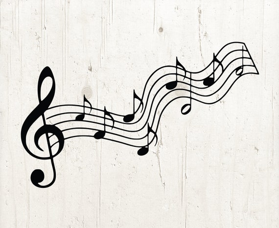Musik SVG Musik Noten SVG Musik Noten Clipart Musik | Etsy Schweiz