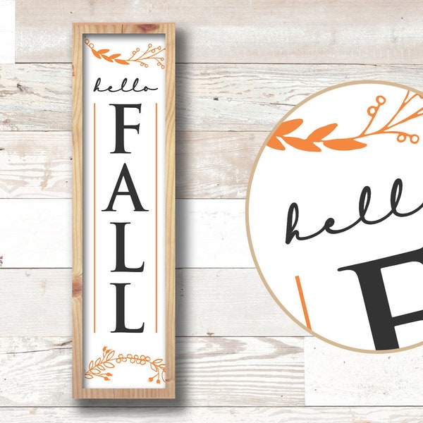 Tall Fall Sign - Etsy