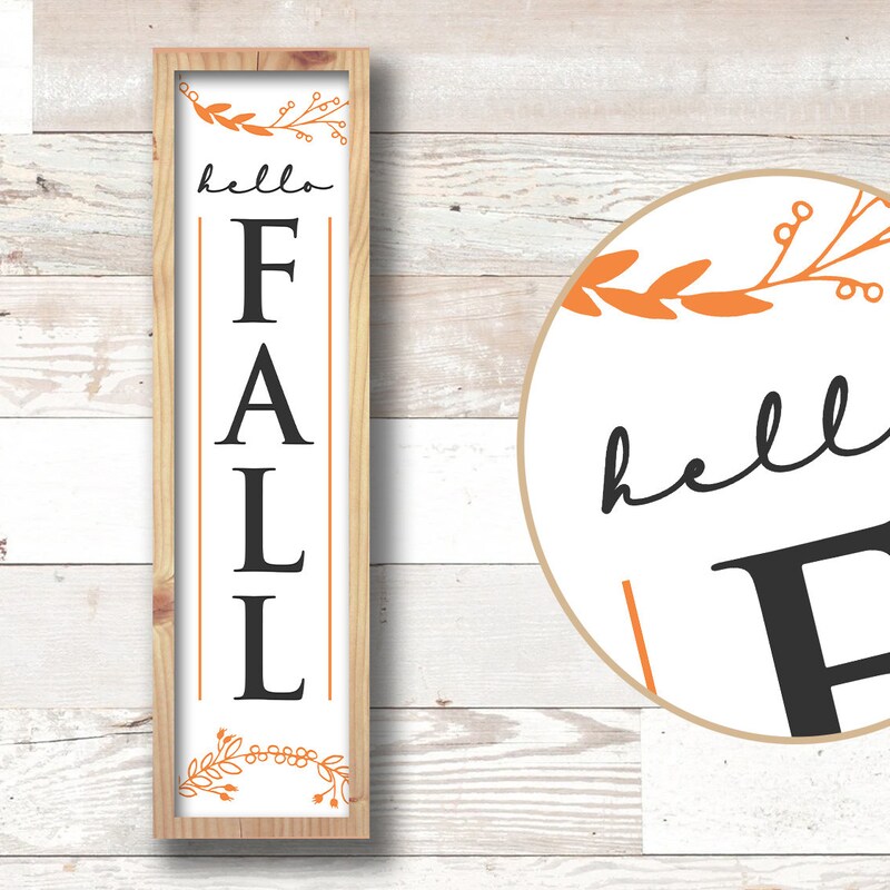Tall Fall Sign - Etsy