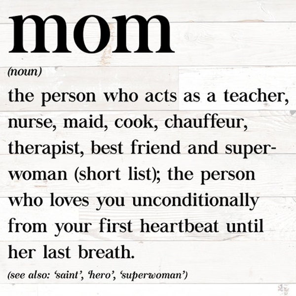 Mom Definition - Etsy
