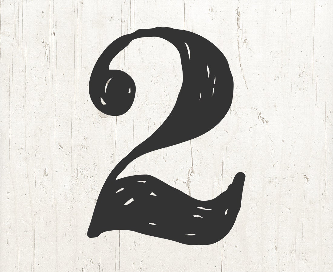 Numbers svg First Birthday svg one svg two svg three svg | Etsy